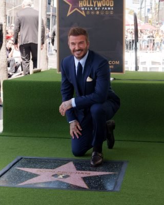 Victoria Beckham Celebrates David Beckham’s Hollywood Walk of Fame ...